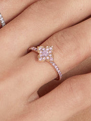 Argyle Pink™ Diamond Azalea Ring by J FINE