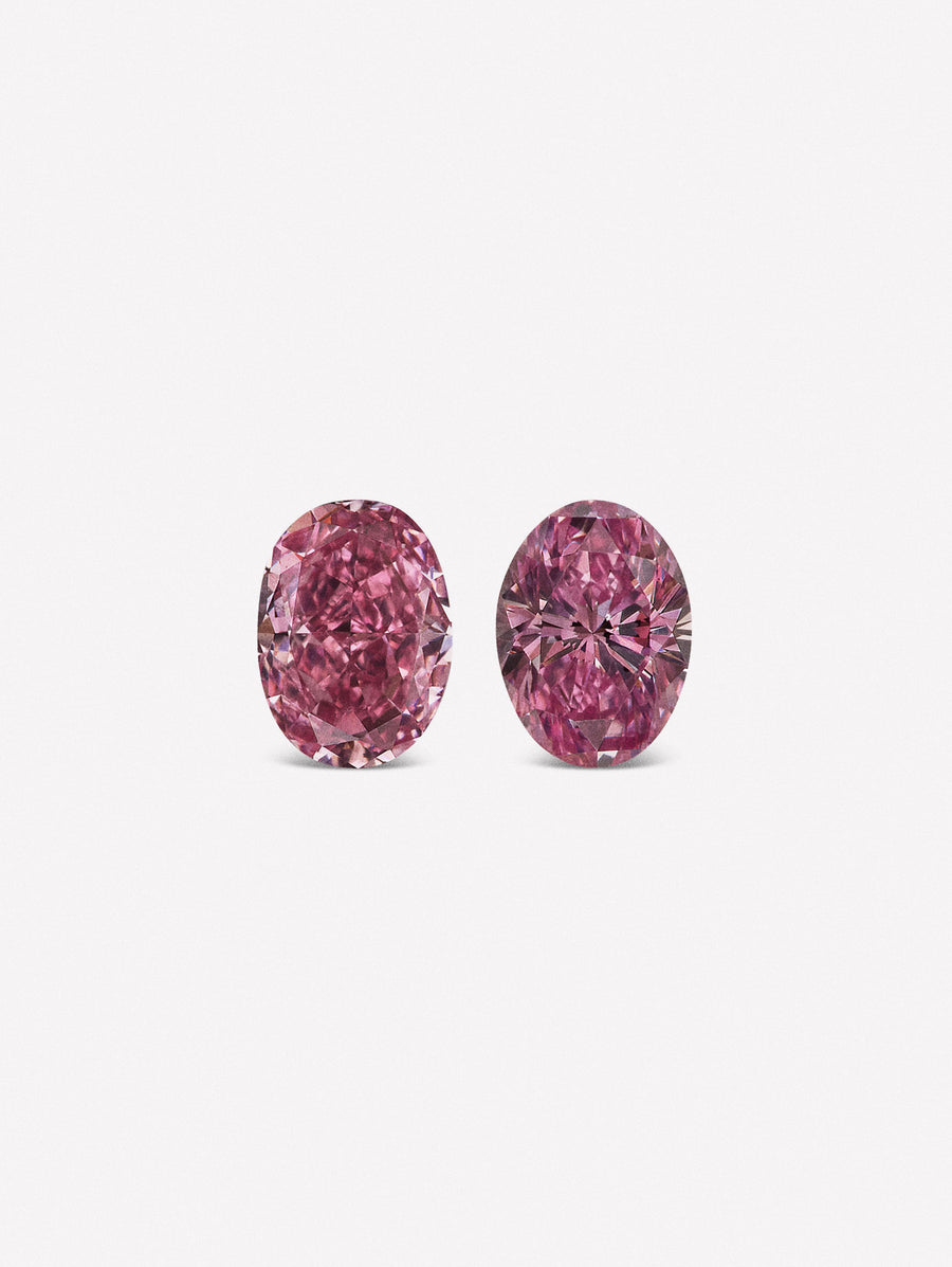 0.08/0.08ct Oval 5PP Argyle Pink™ Diamond Pair – J FINE
